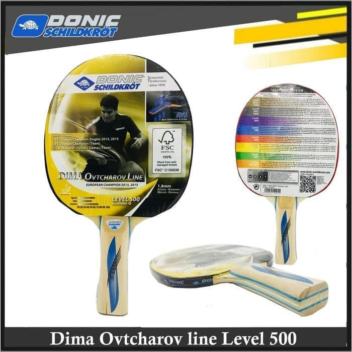 Jual BAT PINGPONG TENIS MEJA DONIC DIMA OVTCHAROV 500 ORIGINAL | Shopee ...