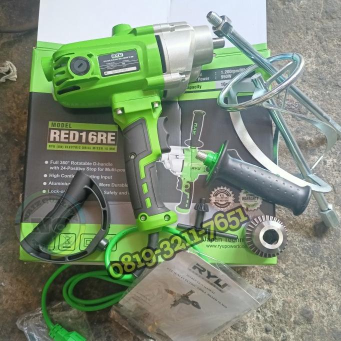 Jual Mesin Pengaduk Cat Dan Semen / Mixer Cat Ryu 16Re | Shopee Indonesia