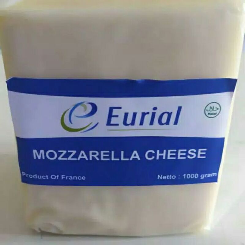 Jual KEJU MOZZARELLA EURIAL (REPACK) 1KG | Shopee Indonesia