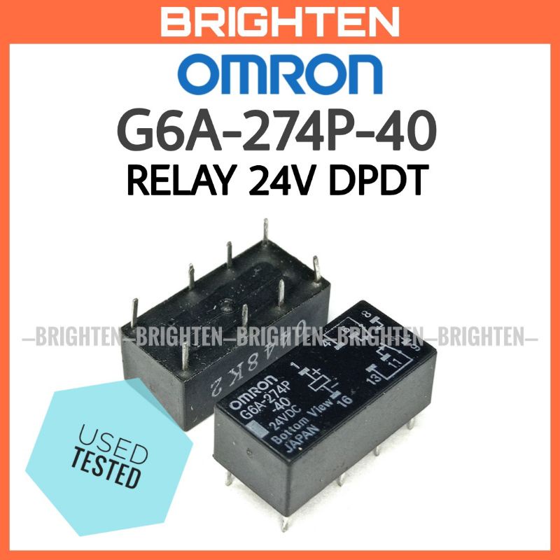 Jual Relay OMRON G6A-274P-40 24VDC DPDT | Shopee Indonesia