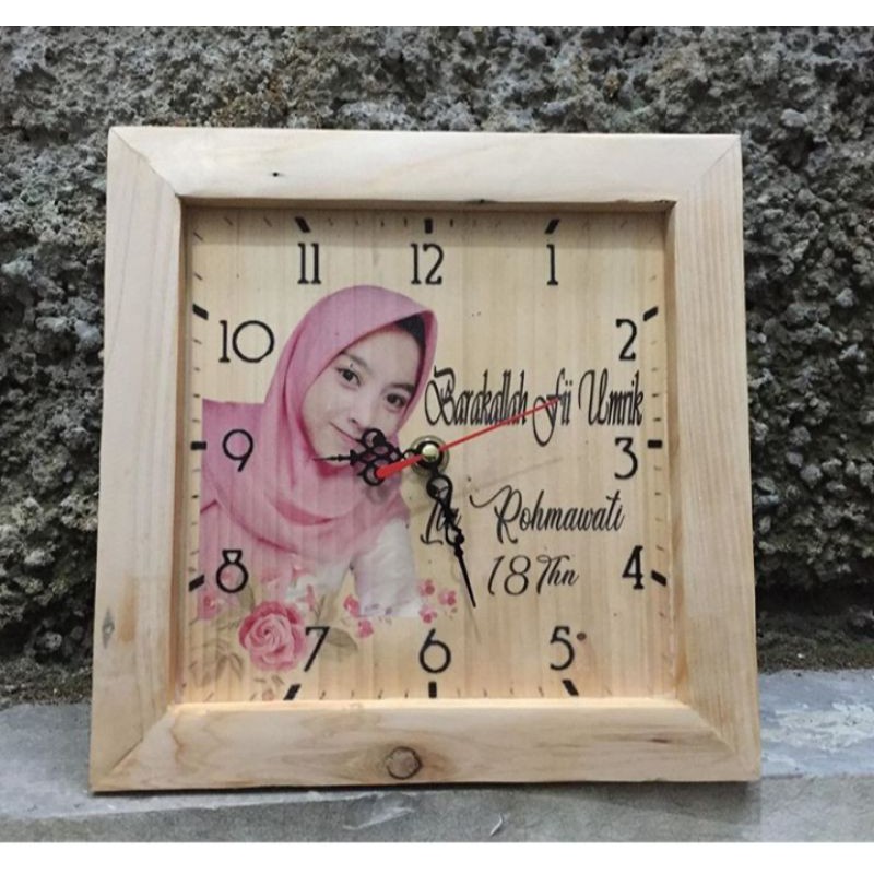 Jual Jam Kayu Custom | Shopee Indonesia