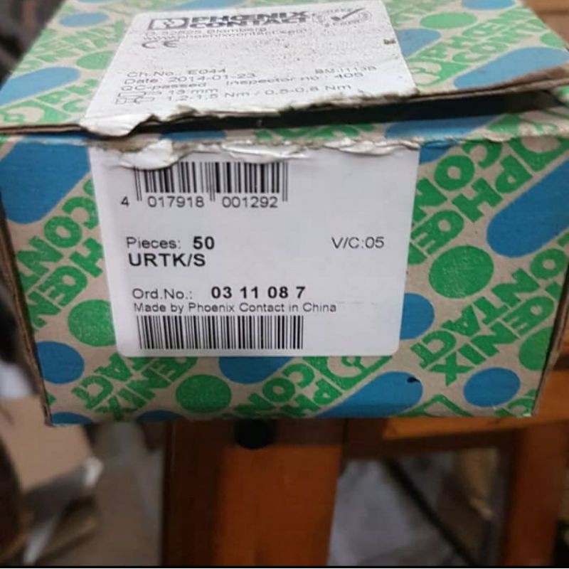 Jual Terminal Disconect Phoenix Contact Original Ori URTK/S URTKS URTK ...