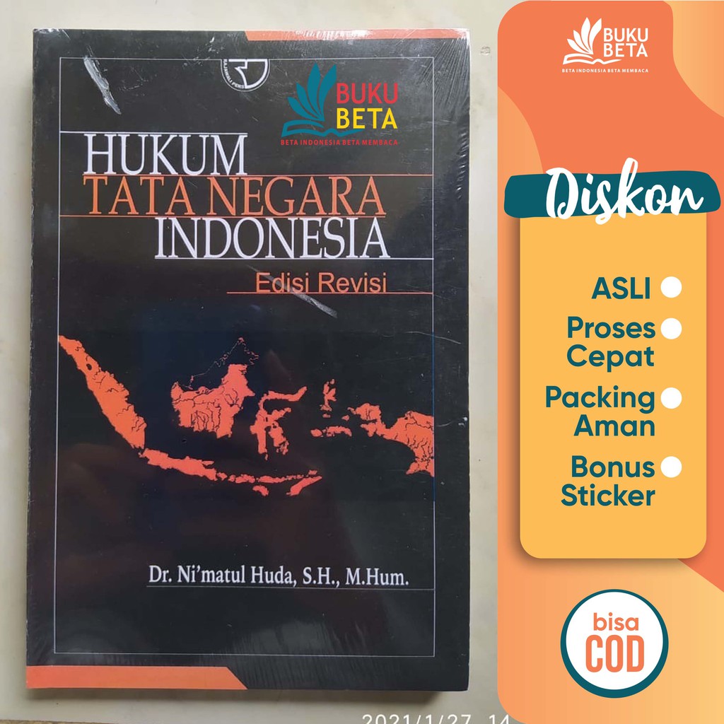 Jual Hukum Tata Negara Indonesia (Edisi Revisi) - Ni'matul Huda ...