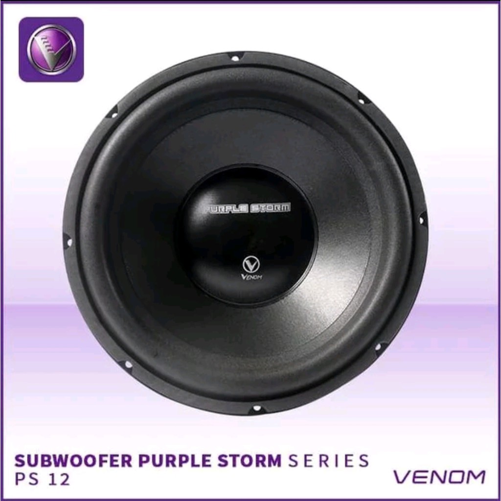 Jual Subwoofer Venom Purple Strom PS 12 | Shopee Indonesia