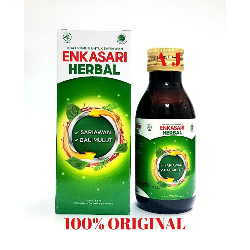 Jual Enkasari Herbal 120ml - Obat Kumur Untuk Sariawan dan Bau Mulut ...