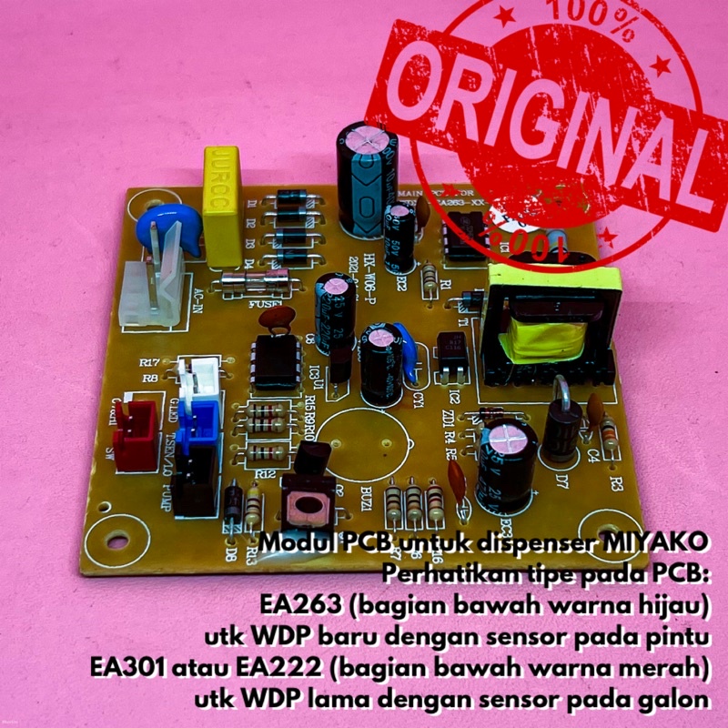Jual Modul PCB Dispenser Galon Bawah Miyako WDP 200 WDP 300 WDP 500 ...
