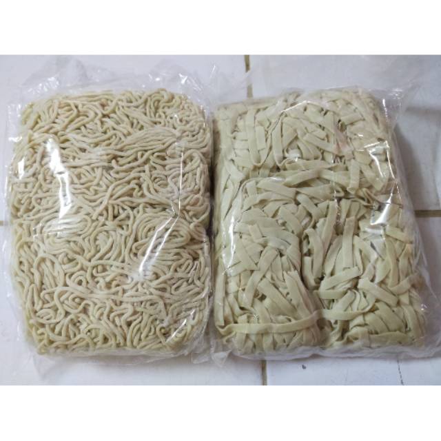 Jual Mie mentah/mie ayam polos 500gram | Shopee Indonesia