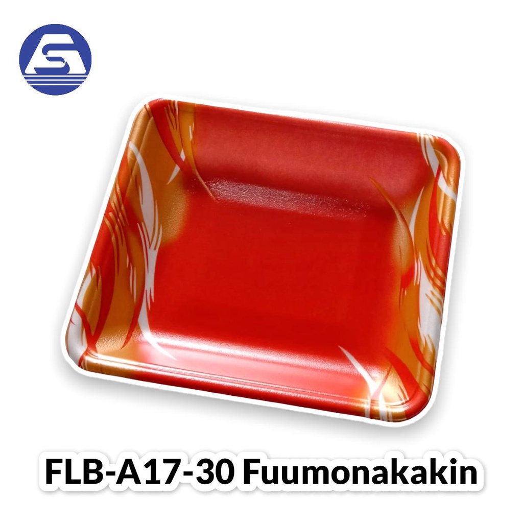 Jual Japanpack/ Styrofoam Tray Daging FLB-A17-30 Motif Fuumon Aka Kin | Shopee Indonesia