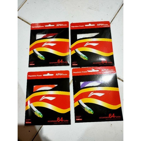 Jual STRING RAKET BADMINTON LINING AP64 TUBO ORIGINAL | Shopee Indonesia