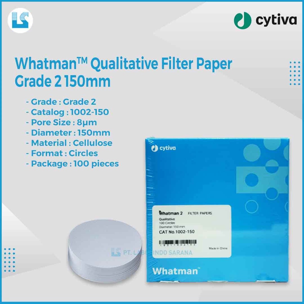 Jual Whatman Filter Paper / Kertas Saring Grade 2 , 150 mm | Shopee ...