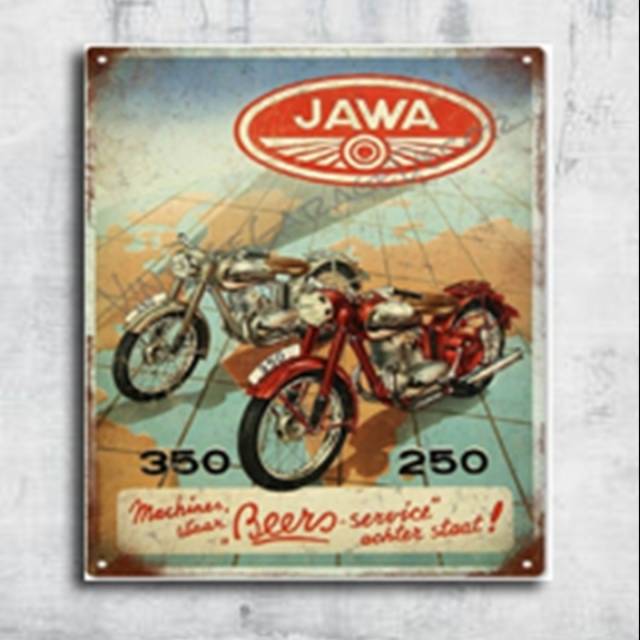 Jual Poster motor classic jawa | Shopee Indonesia