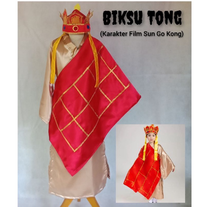 Jual Kostum Biksu Tong Anak Dan Dewasa Cosplay Kostum Karakter Film Sun ...