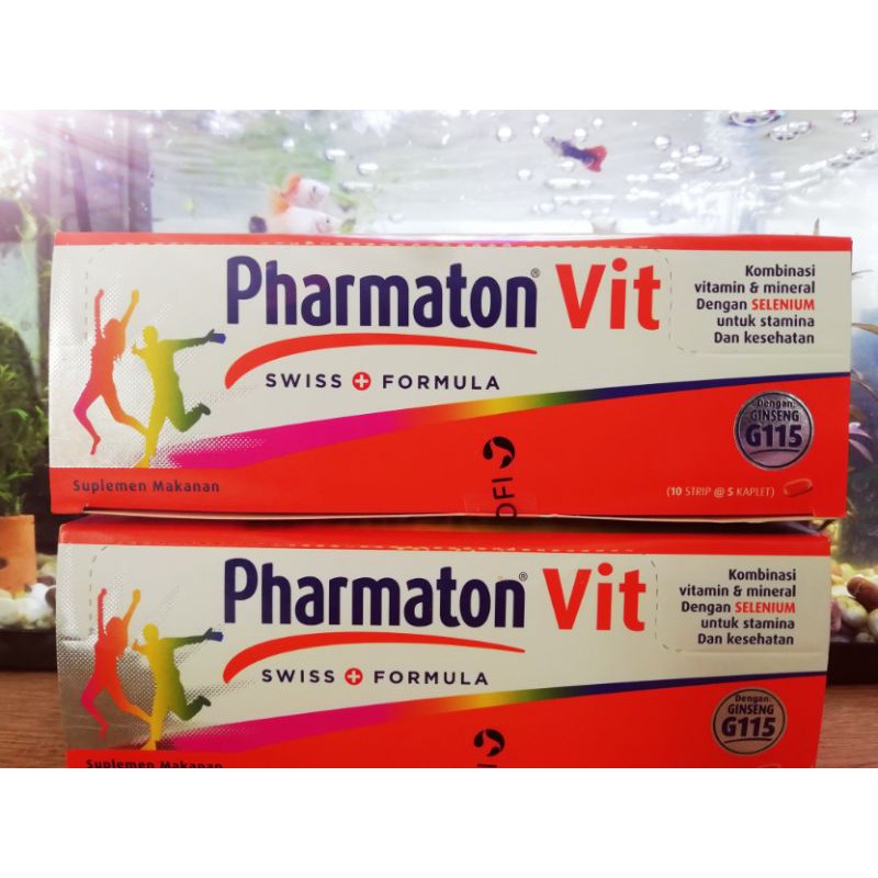Jual PHARMATON Vit per box (50 kaplet) | Shopee Indonesia