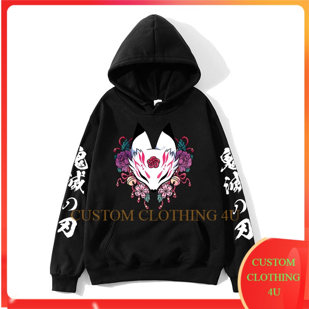 Jual Kitsune Demon Slayer Mask Hoodie / Kitsune Mask Maison Cosplay ...