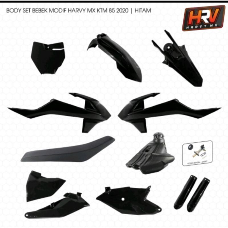 Jual Body Set KTM 85 new 2021 cover body set KTM bebek Modi standar ...