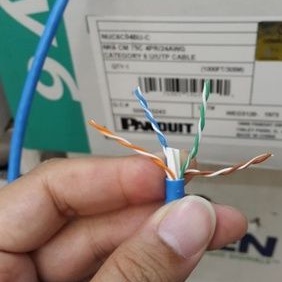 Jual kabel LAN UTP PANDUIT CAT 6 NETKEY METERAN | Shopee Indonesia