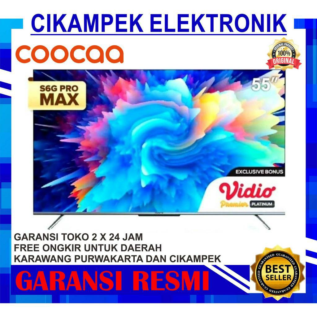 Jual TV LED COOCAA 55S6G PRO MAX 4K Android TV LED 55 Inch | Shopee ...