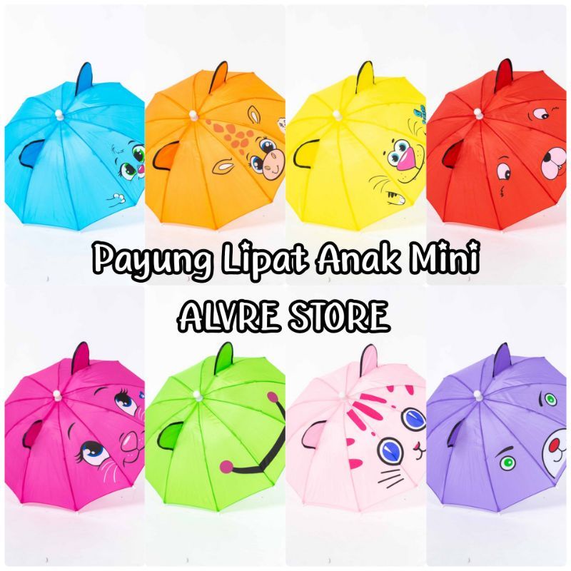 Jual Payung Lipat Mini Kuping/Payung Mainan Anak/Payung Anak Kuping ...