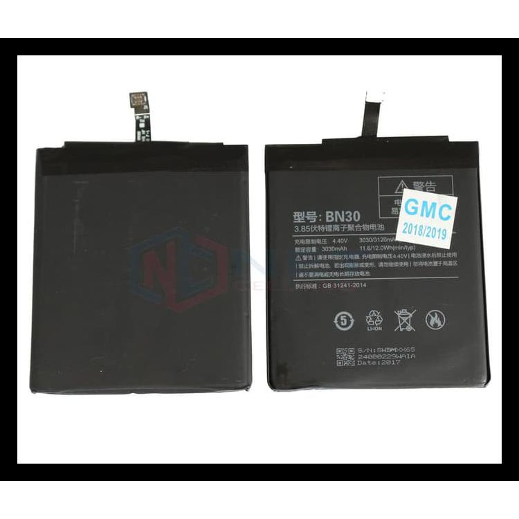 Jual BATERAI / BATTERY / BATRE XIAOMI REDMI 4A / BN30 ORI CUCI GUDANG | Shopee Indonesia