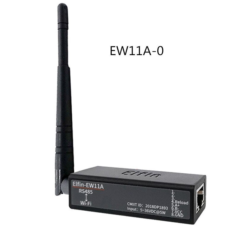 Jual Elfin HF EW11 EW11A Serial Converter Modbus RS485 to WiFi Wireless ...