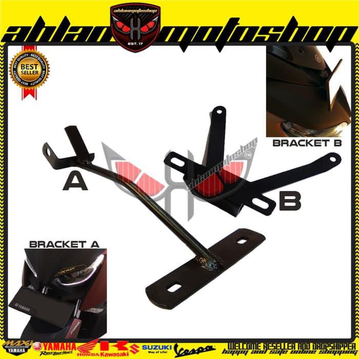 Jual Belanja Dari Rumah Bracket Plat Nomor Kumis Yamaha Xmax - Bracket ...
