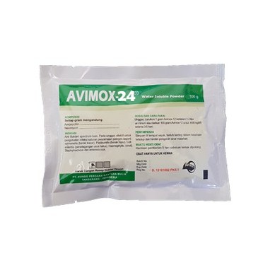 Jual avimox 24 isi 100 gram - obat hewan ayam bebek puyuh | Shopee ...