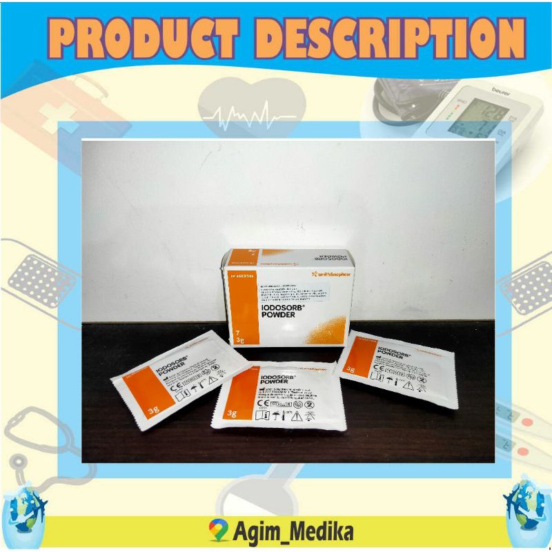 Jual Iodosorb powder cadexomer iodine 3gr | Shopee Indonesia