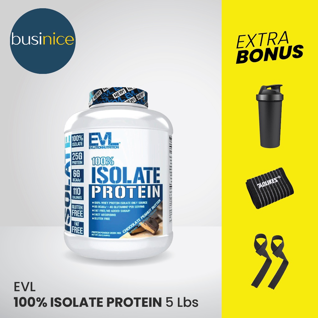 Jual EVL 100% Isolate Whey Protein 5 Lbs Whey Isolate 5 Lb | Shopee ...