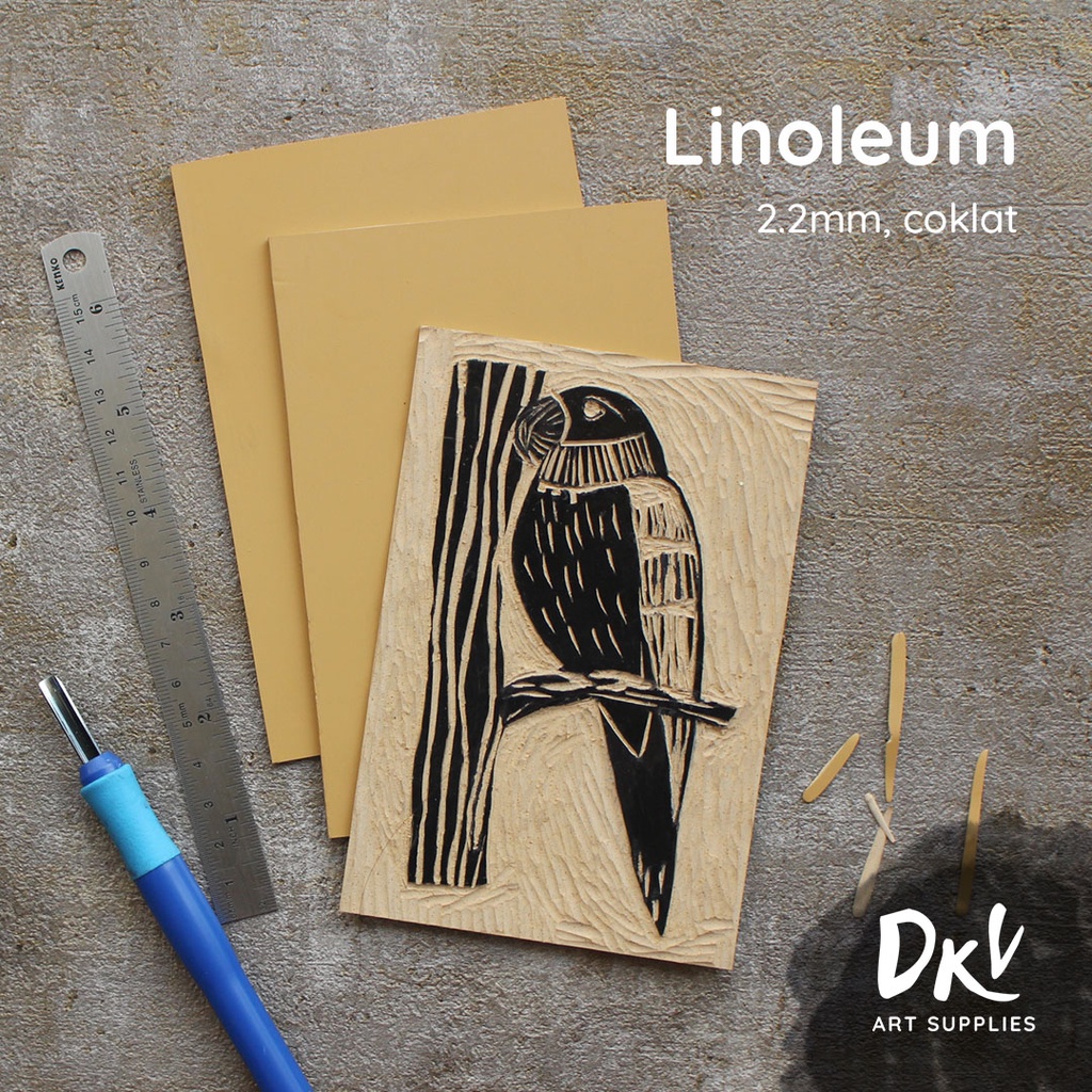 Jual Karet Lino A4 / A5 / A6 / 20x20cm Cut Cukil / Linocut / Linoleum ...