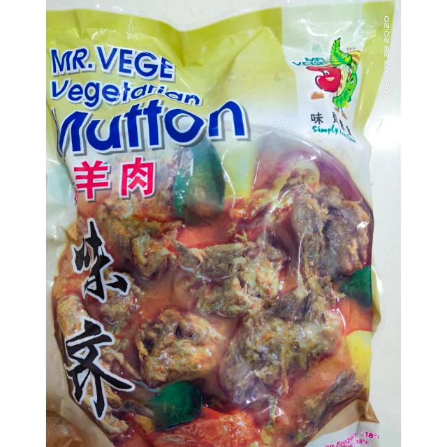 Jual Mr.Vege Mutton Vegetarian 900gm Daging Kambing Vegetarian Steweed ...