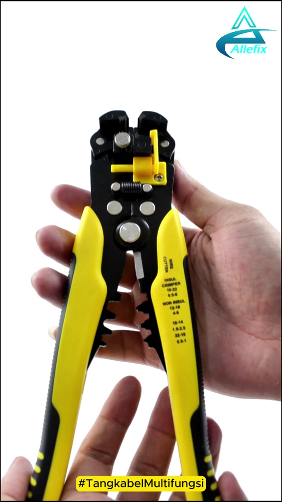 Jual Allefix Tang Kupas Potong Kabel Multifungsi Automatic Wire Stripper & Crimper 6526 | Shopee ...