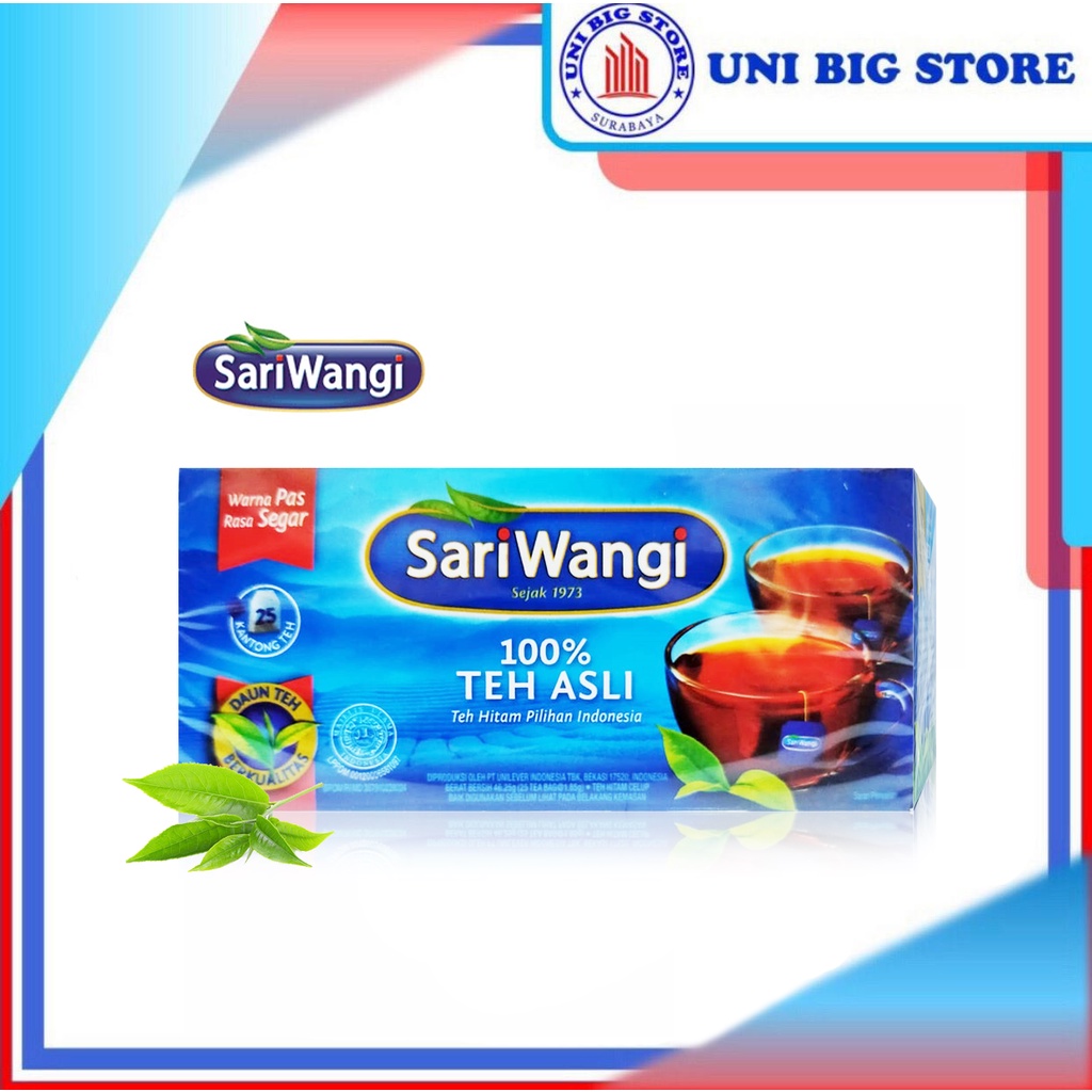 Jual SariWangi tb Teh Celup Hitam Asli 25 Sachet Sari Wangi Tea ...