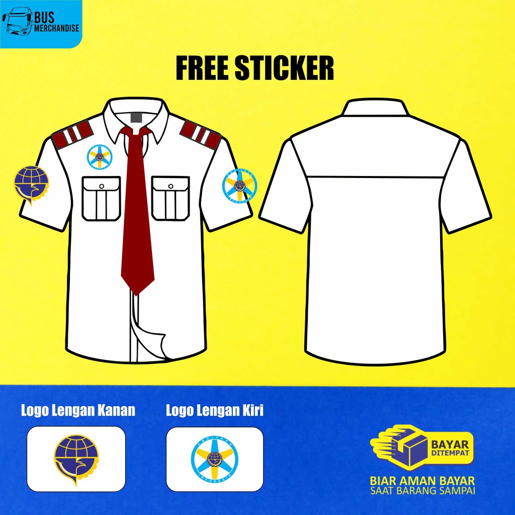 Jual Kemeja Baju Bus Bis Mania Bismania Co Driver Bus Abdiyasa ...