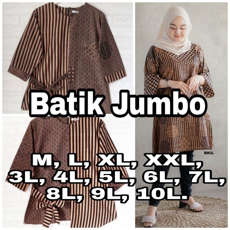 Jual Batik jumbo BIG SIZE JUMBO XXL XXXL 3L 4L 5L MURAH BATIK JUMBO ...