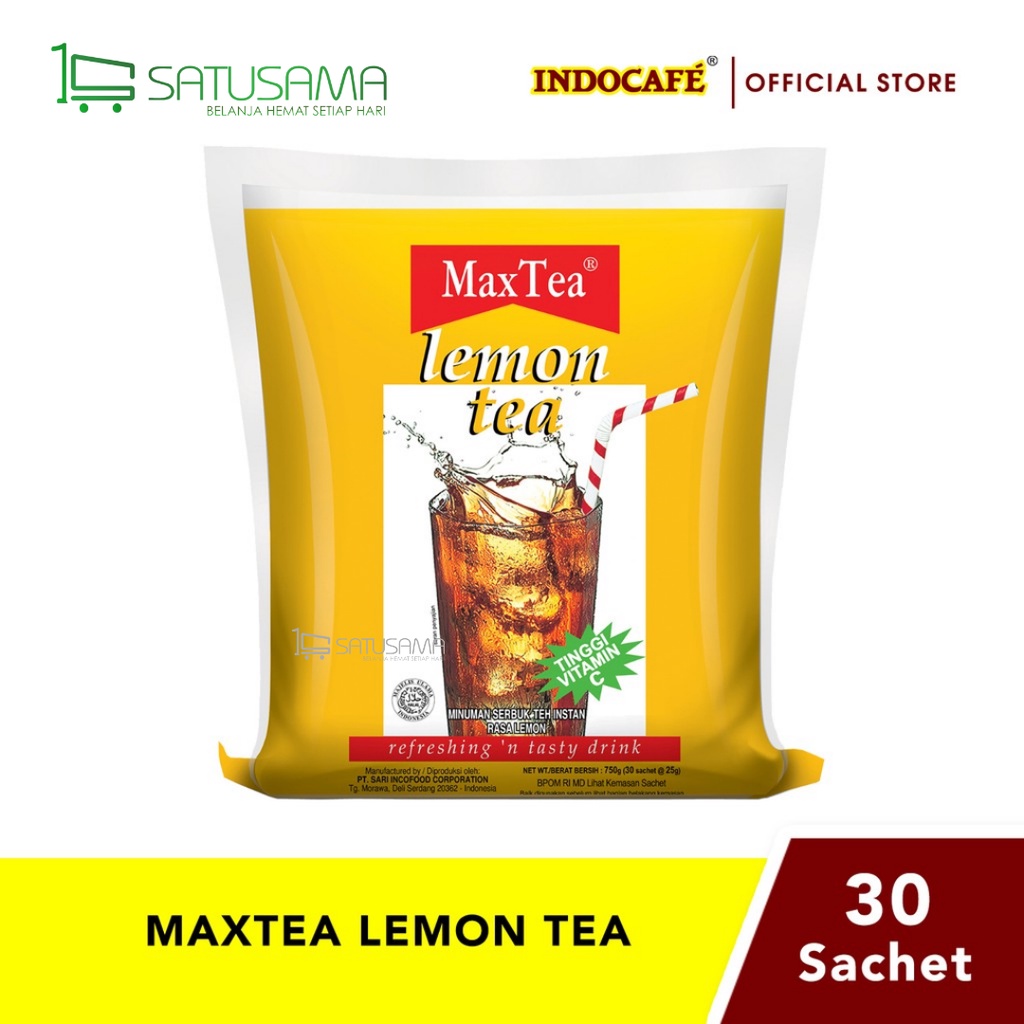 Jual MAX TEA LEMON TEA 30x25 gr | Shopee Indonesia
