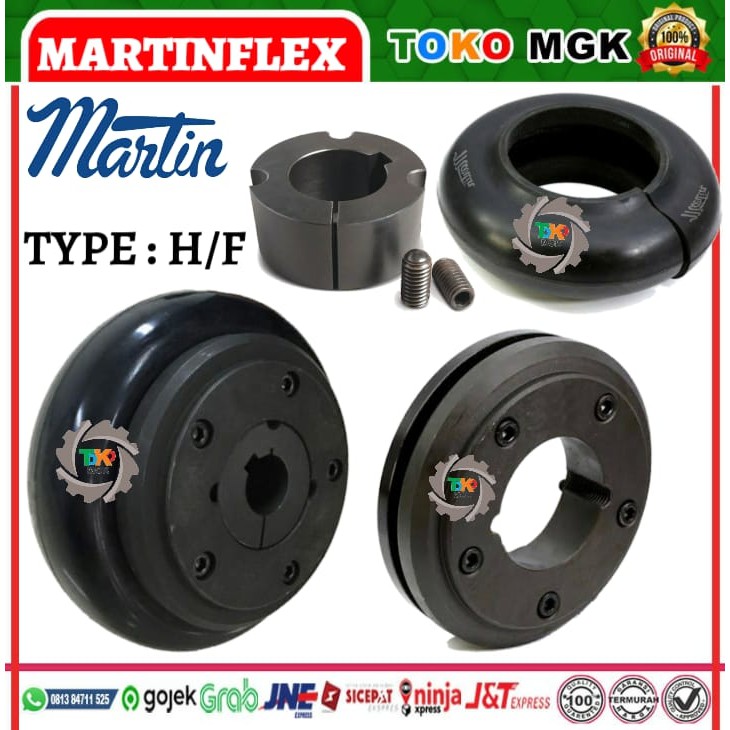 Jual F50 F/H MAX BORE 32mm COMPLETE SET MARTIN TYREFLEX COUPLING ...