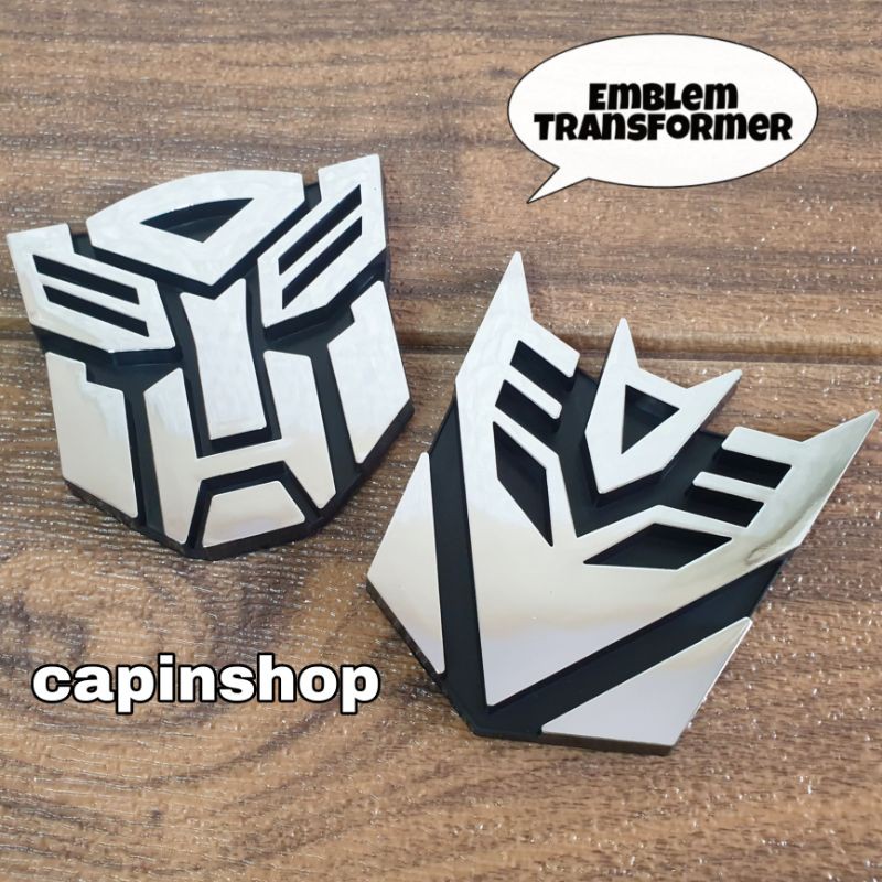 Jual EMBLEM TRANSFORMERS // Stiker sticker Mobil Autobot Transformer ...