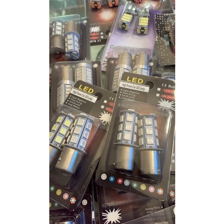 Jual LAMPU LED BAYONET REM SMD 5050 18 TITIK KEDIP 2 KAKI | Shopee ...