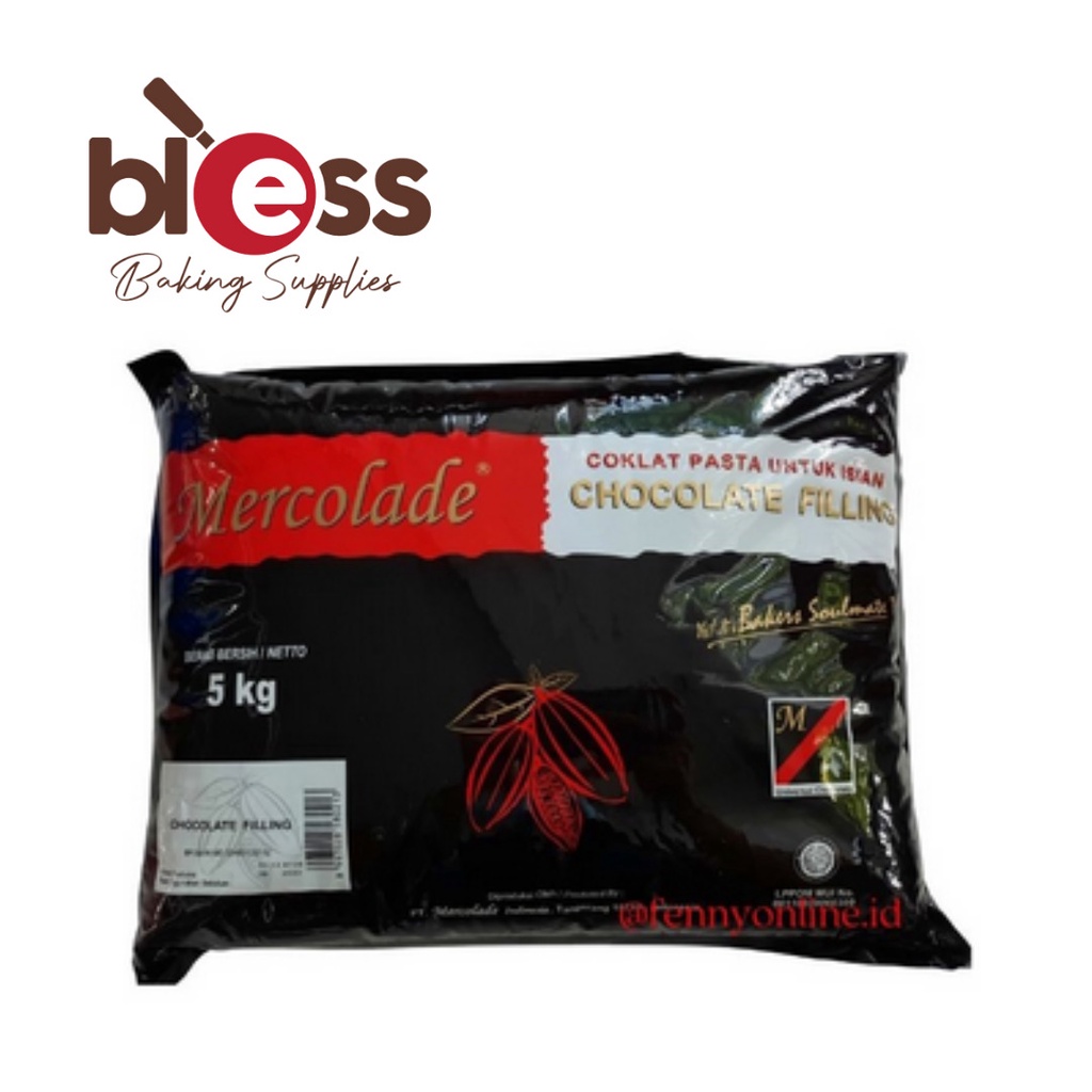 Jual MERCOLADE DARK CHOCOLATE FILLING 5Kg | Shopee Indonesia