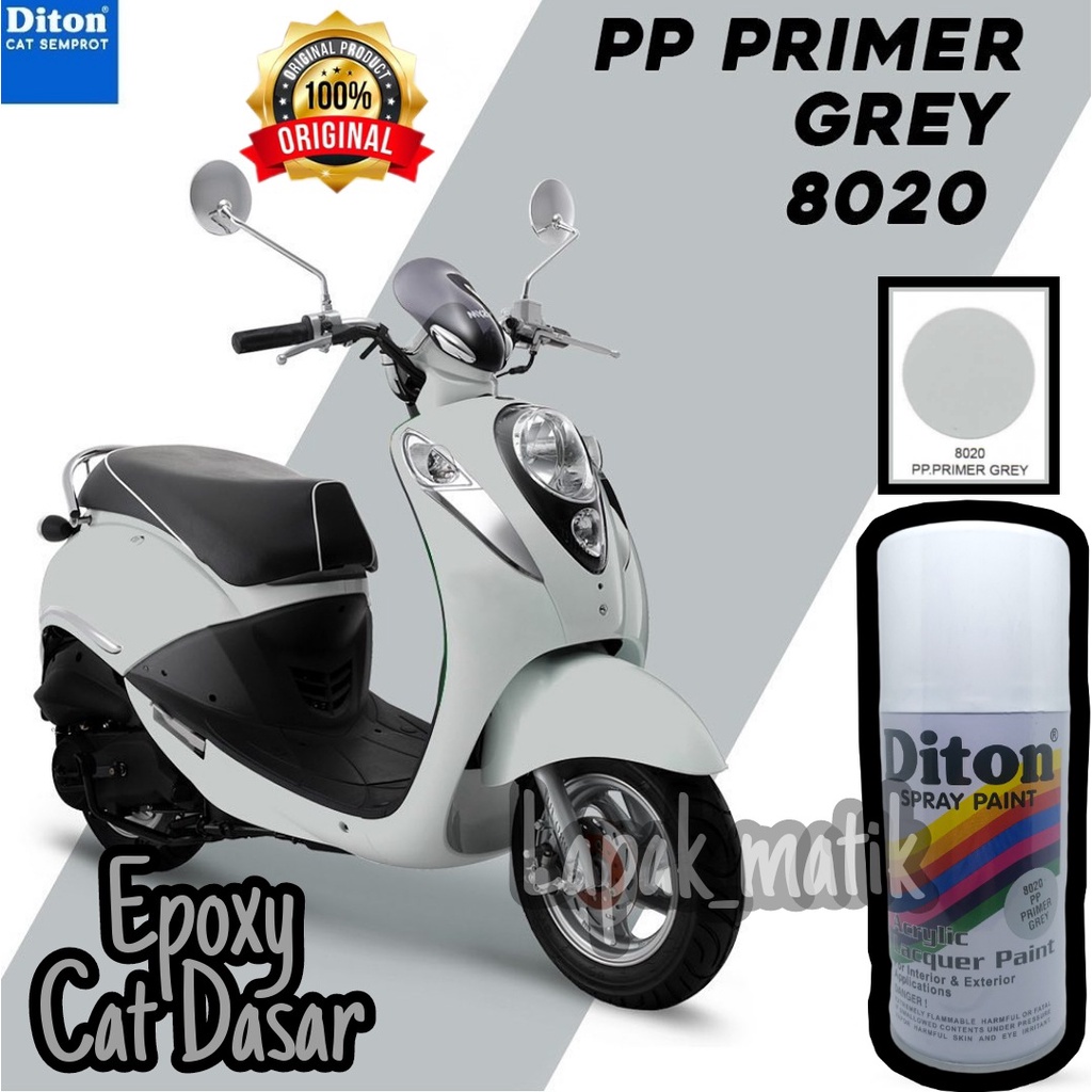 Jual Pilok Pilox DITON PP PRIMER GREY 8020 EPOXY CAT DASAR 300ml POKSI ...