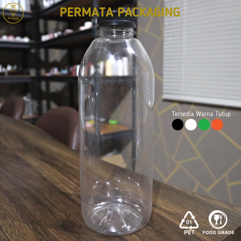 Jual Botol Plastik Kale 1 Liter / Botol Kopi 1000ml / Botol 1000ml ...