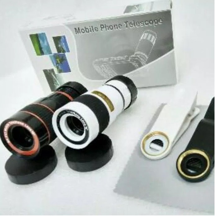 Jual LENSA TELEZOOM TELE ZOOM CLIP 8X MODEL JEPIT | Shopee Indonesia