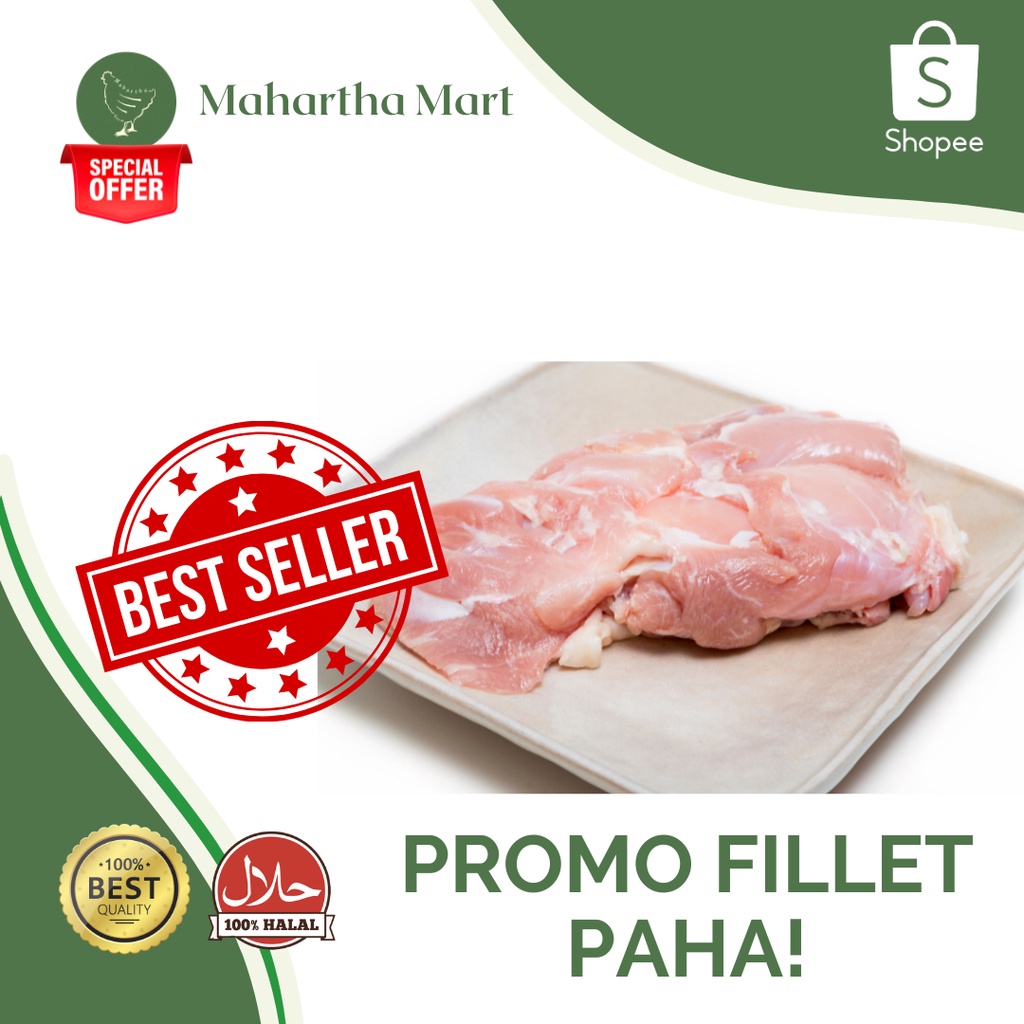 Jual PROMO! AYAM FILLET PAHA FRESH / AYAM FILLET SEGAR / BONELESS PAHA ...