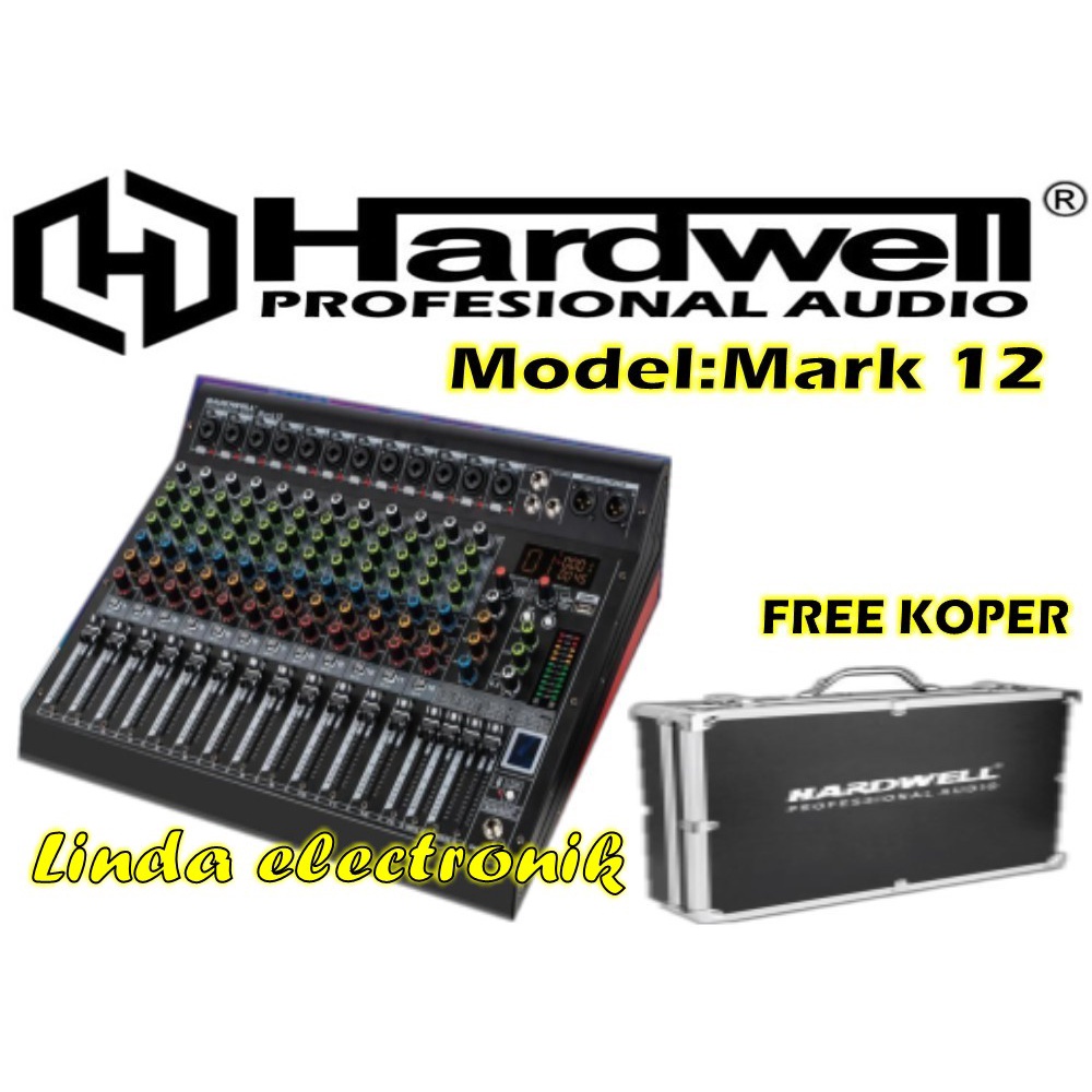 Jual Mixer Hardwell 12 Channel MARK 12 Original Mixer Recording ...