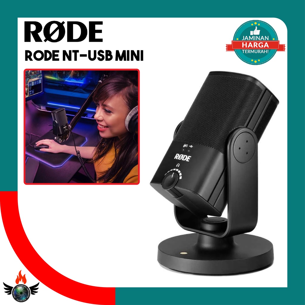 Jual Rode NT-USB Mini Microphone Mini Studio Quality USB Microphone ...