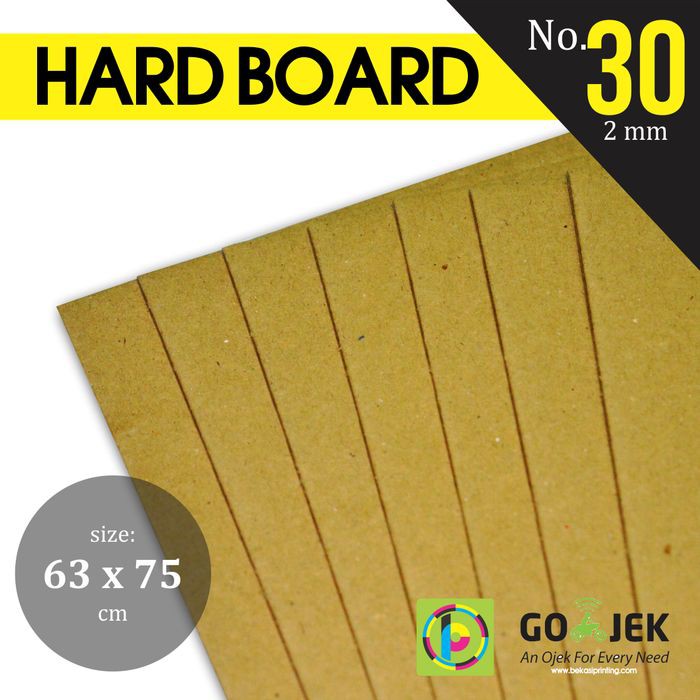 Jual Karton Yellow Hard Board No. 30 Tebal 2 mm Ukuran Plano Sisir ...