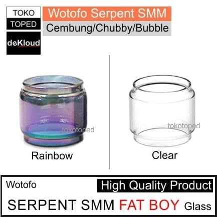Jual Tabung bahan kaca Serpent SMM warna glass clear - rainbow ...