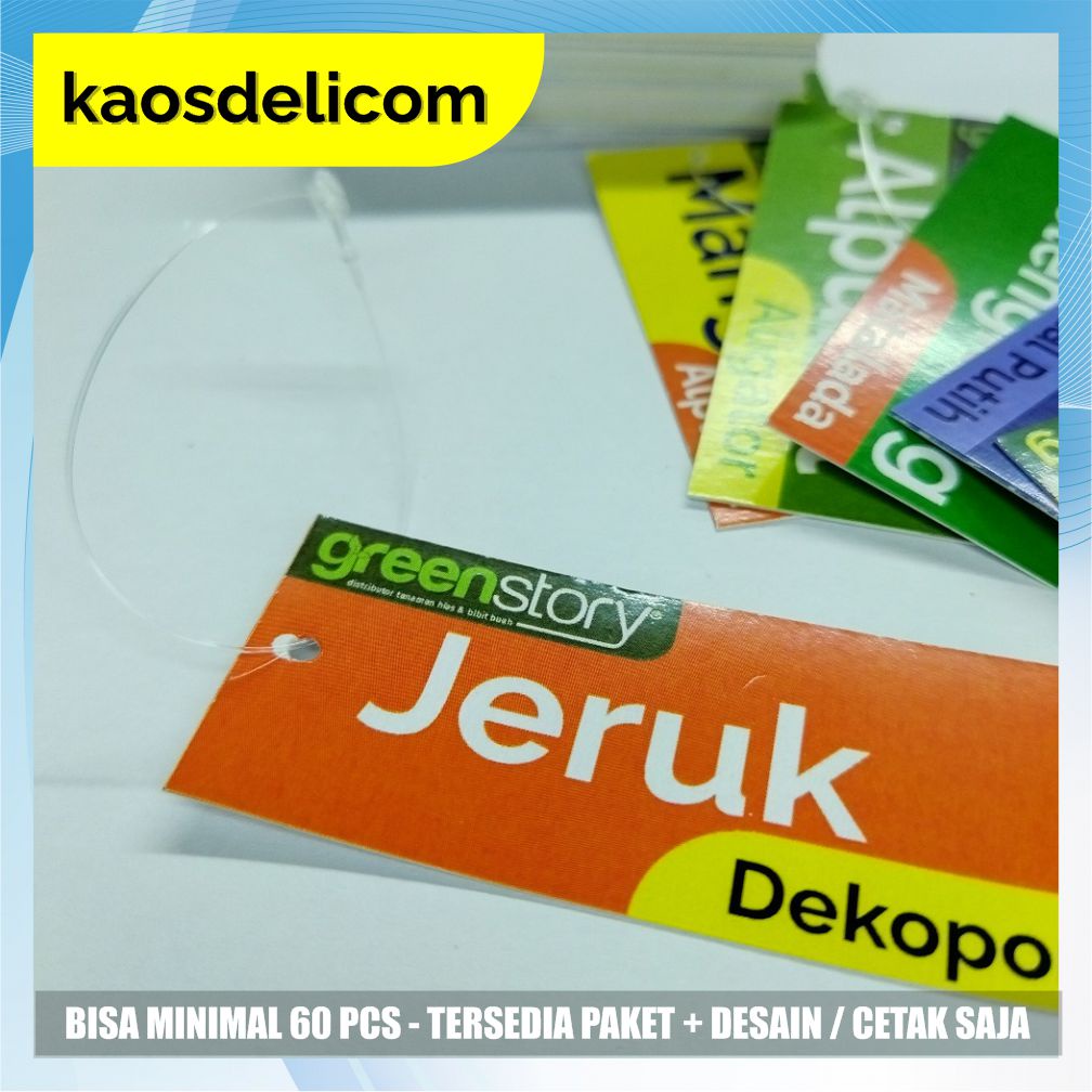 Jual Hangtag Hang Tag Label Gantung Harga Hentek Baju Leher Botol Price ...