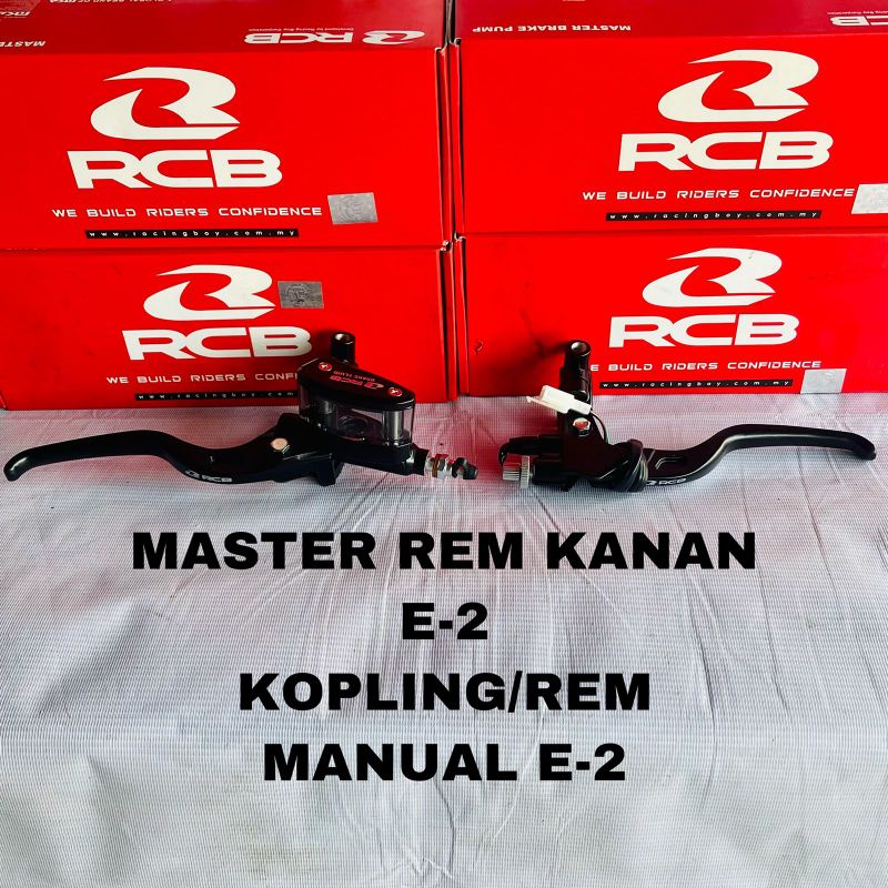 Jual Master Rem RCB E2 oval kanan kiri universal vario beat RX king CB ...