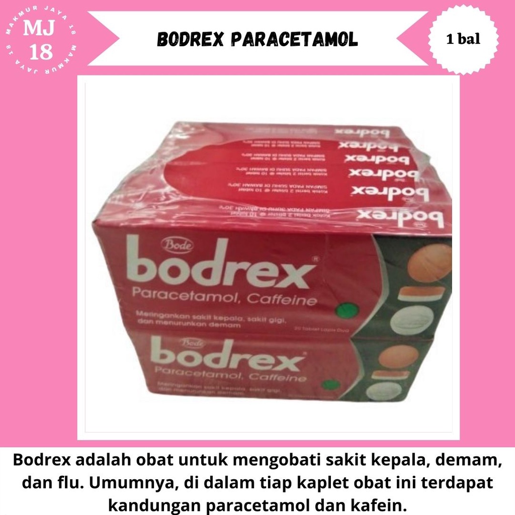 Jual Bodrex 1bal isi 24 strip | Shopee Indonesia